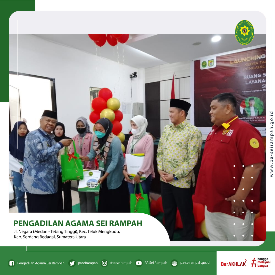PA Sei Rampah - PA Sei Rampah Adakan Launching 3 Inovasi dan Layanan ...